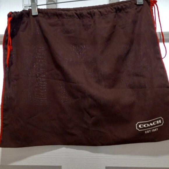 Coach | Bags | Coach Drawstring Dust Traveling Storage Bag | Poshmark